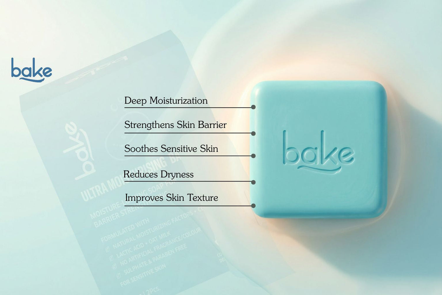 Bake Ultra Moisturizing Soap – Deep Hydration, Barrier Repair for Soft
